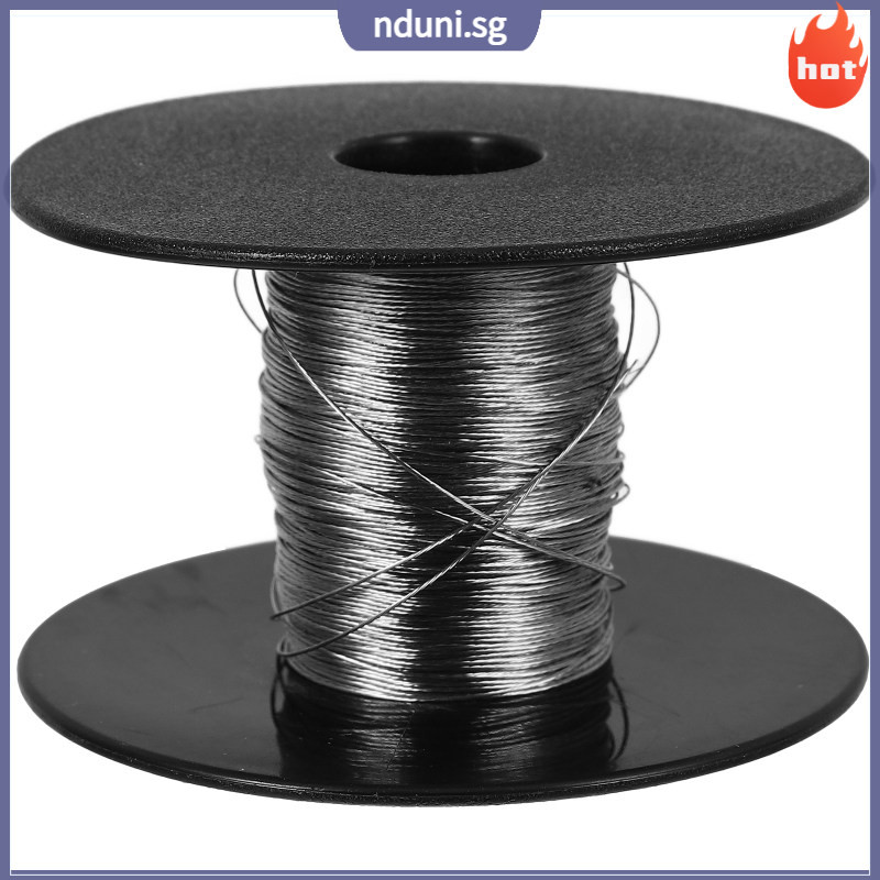 1 Roll Heavy Duty Stainless Steel Picture Hanging Wire with 30 Aluminum ...