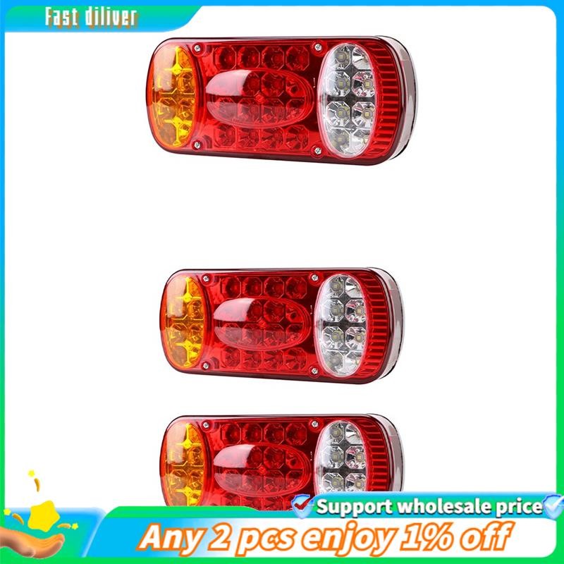 In stock-12V 32 LED Car Truck Tail Light Rear Stop Brake Lights Signal ...