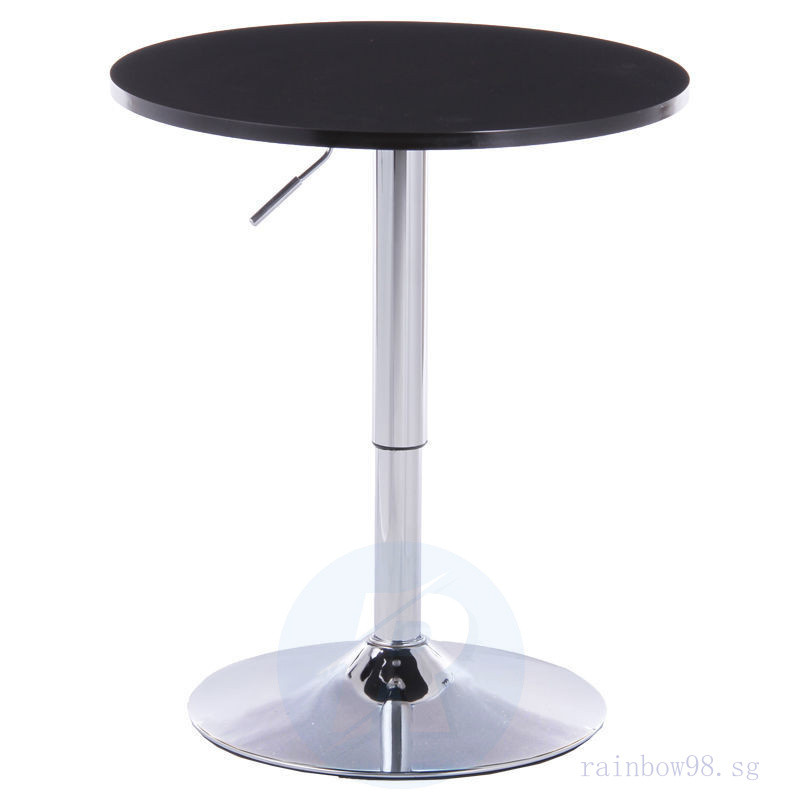 High Bar Table Bar Counter round Simple Cocktail Table Lifting Rotating ...