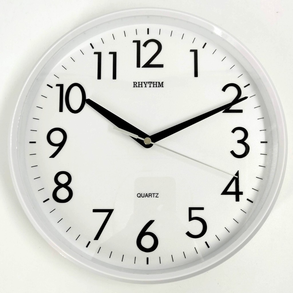 RHYTHM 3D Numeral Analogue Wall Clock (Jam Dinding) CMG716 RTCMG716 ...