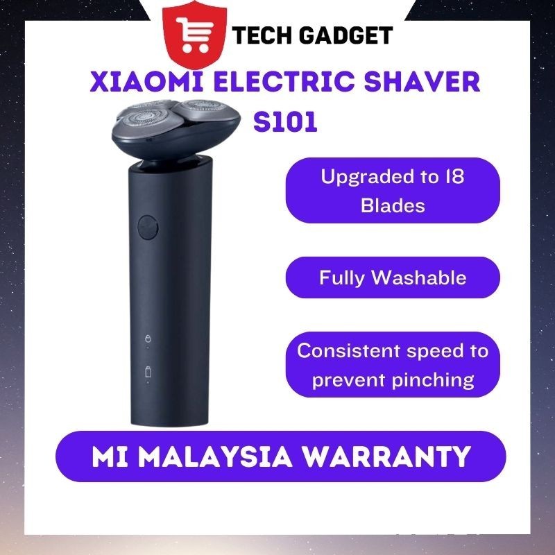 Xiaomi Electric Shaver S101 | Upgraded to 18 blades | Consistent speed ...