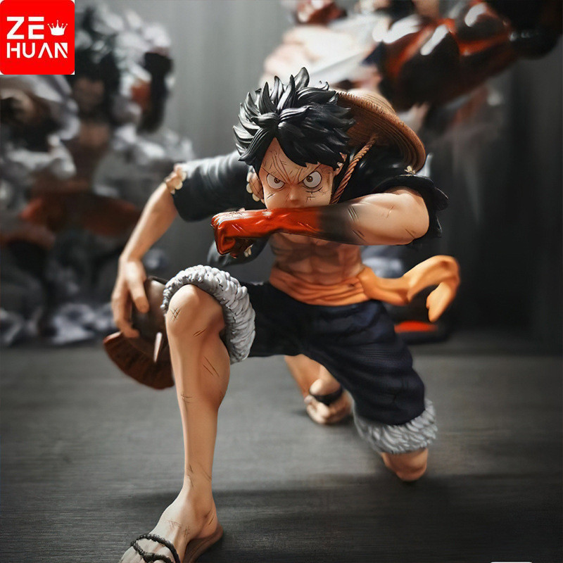 12CM One Piece Gear 2 Luffy Anime Action Figure PVC Figures Collection ...
