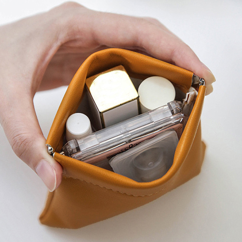 Coin Purse Magnetic Pouch Automatic Close Lipstick Money Squeeze Wallet ...