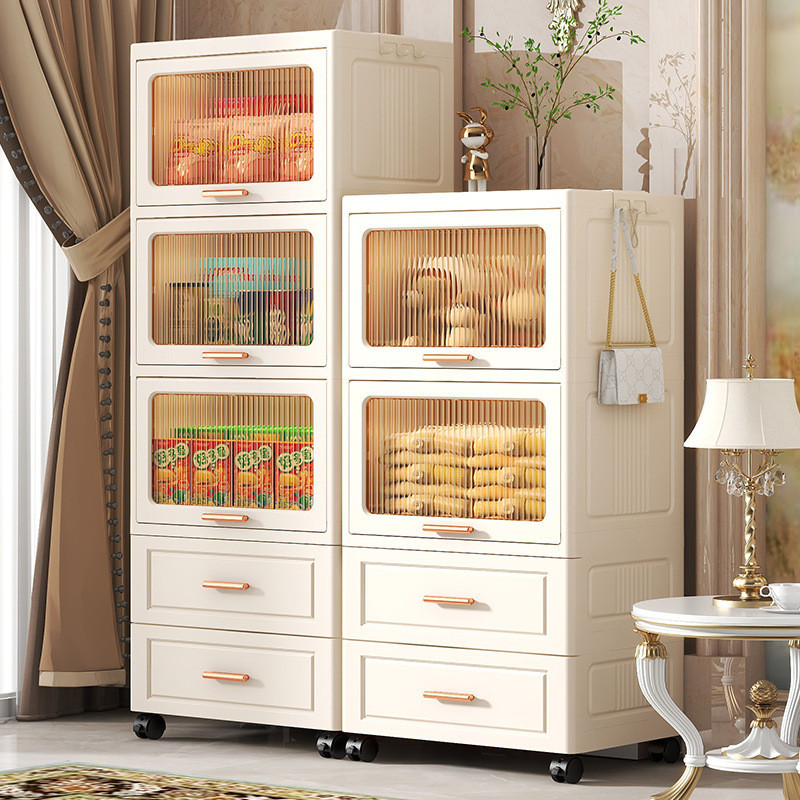 Japanese style Clam shell Storage Cabinet Household Living Room Snack ...