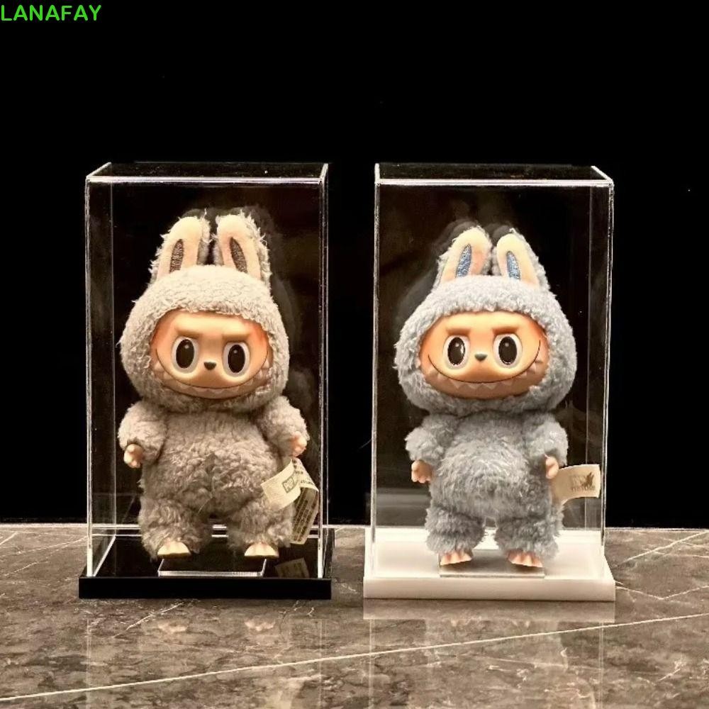 LANAFAY LABUBU Display Box, Large Capacity Transparent Labubu Doll ...