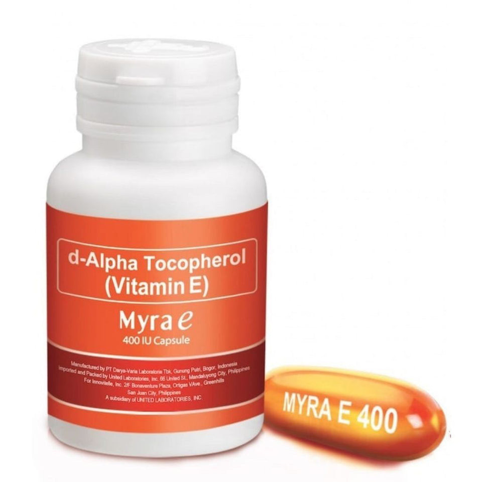 Myra E Vitamin E 400 IU (30capsules) | Shopee Singapore