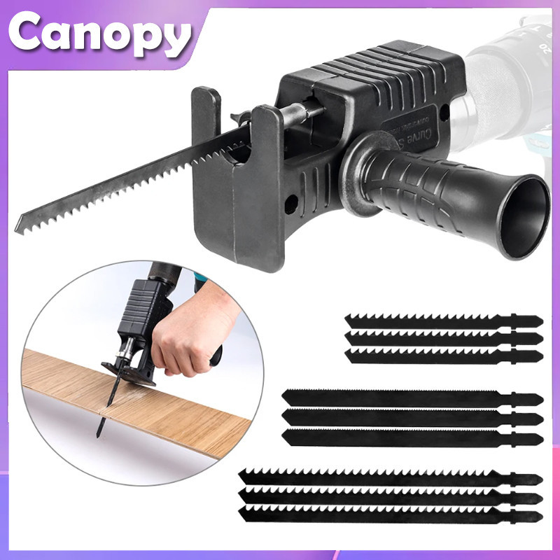 Hand Drill Jig Saw Adapter Power Conversion Head Woodwork Cutting ...