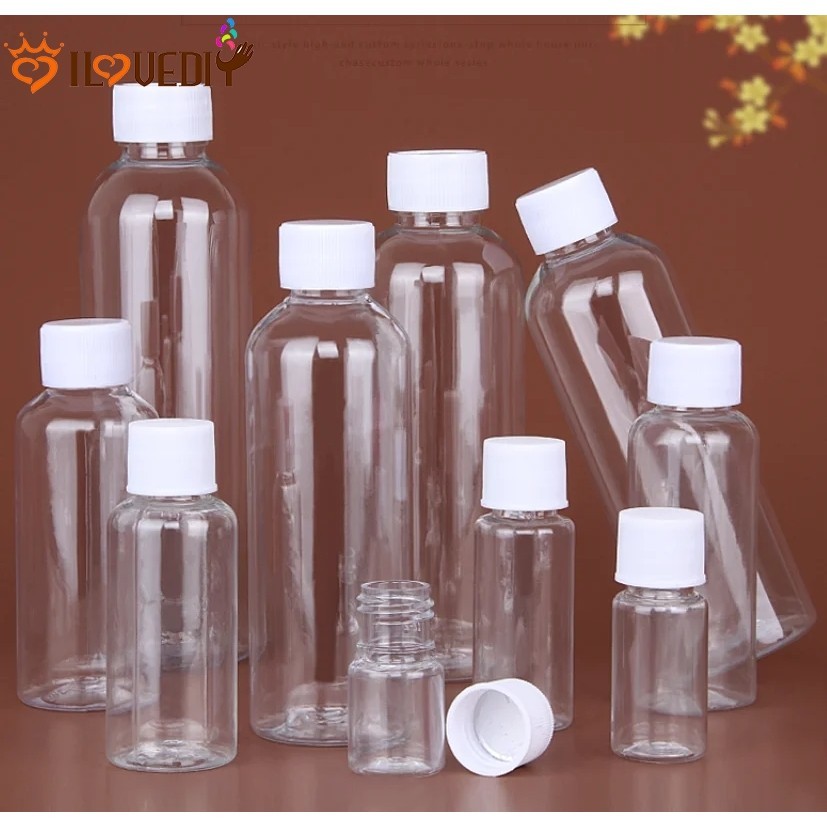 Transparent Refillable Bottle - Mini Travel Liquid Bottle - Cosmetic ...