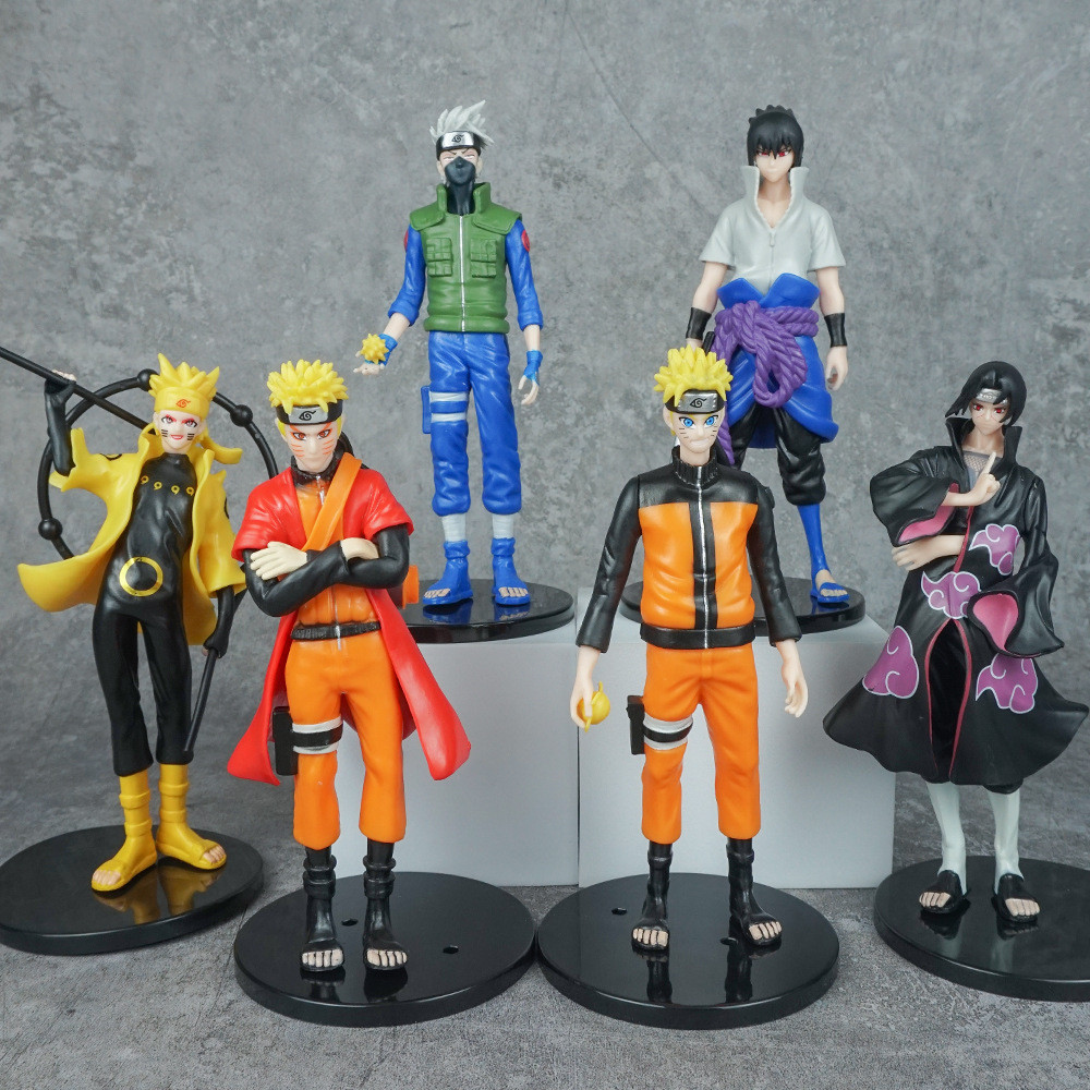 6Kakashi Itachi Uchiha Naruto Figure Model Batch Six Paths Sasuke ...