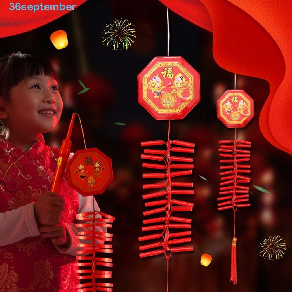 SEPTEMBER Chinese Electronic Firecracker, 1.2M 30LED Simulated ...