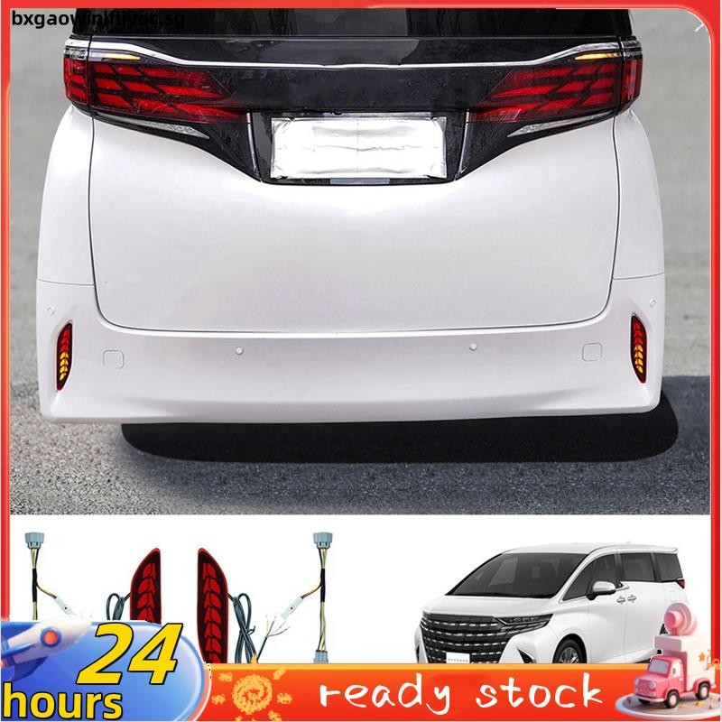 Car Rear Bumper Taillight Rear Fog Light Dynamic Brake Light for Toyota ...