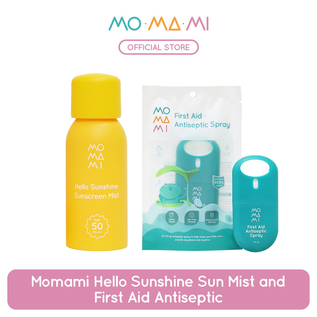 Momami Bundle Hello Sunshine Sunscreen Mist 80ml and First Aid ...