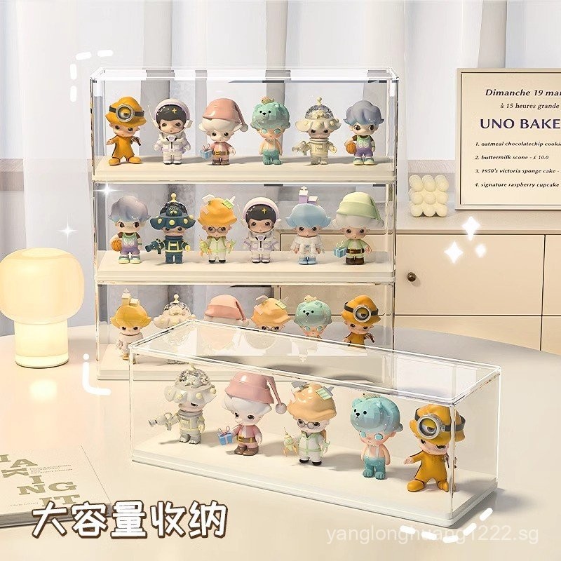 Pop Mart Transparent Acrylic Display Stand Hand-Made Storage Dustproof ...