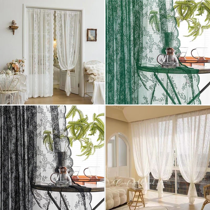 Langsir Tingkap Murah Minimalist Partition Curtain Hari Raya Home ...