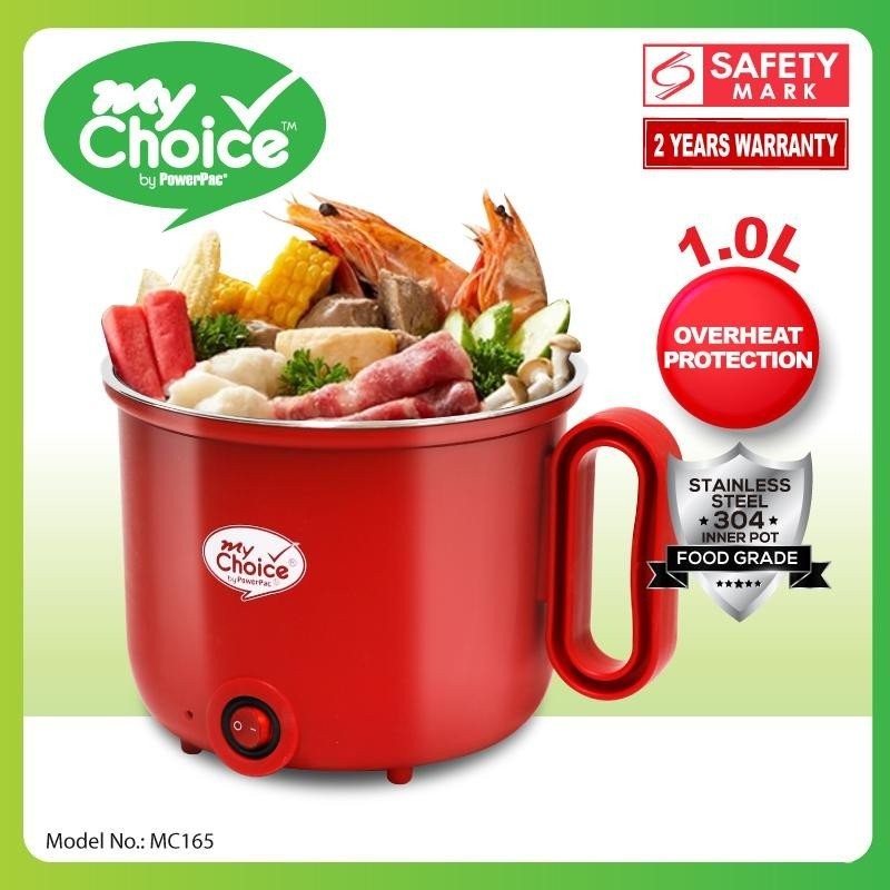 PowerPac x My Choice Multi cooker steamboat 1.0L noodle cooker with ...