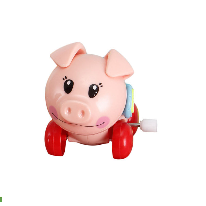 Toy Animals Bunny Pig Clockwork Wind-up Toys Kids Piggy Spring Cartoon ...
