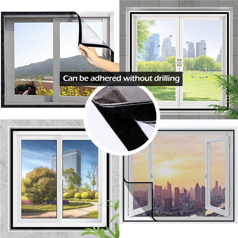 Self-Adhesive And Reusable Mosquito Nets For Windows, Anti-Mosquito ...