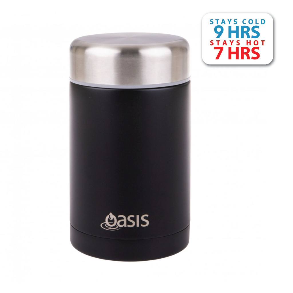 Oasis Stainless Steel Vacuum Insulated Food Flask 450ML | Shopee Singapore