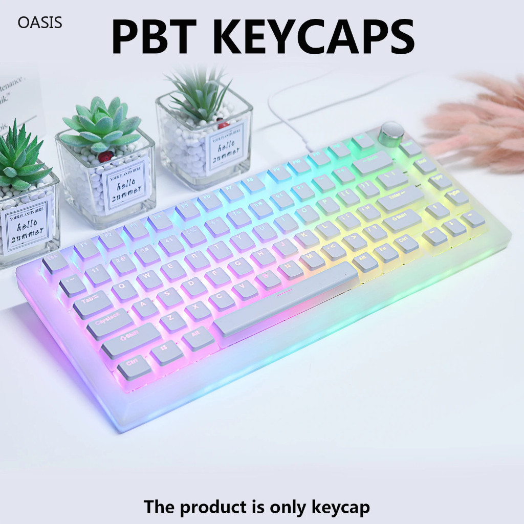 130/104 keys PBT Pudding Keycaps OEM Profile Key cap For Mechanical ...