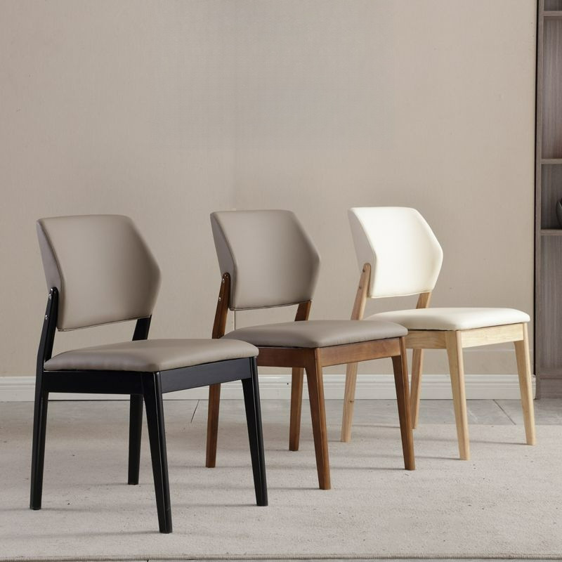 Chair Dining Solid Wood Dining Chair Leather Dining Table And Chair ...