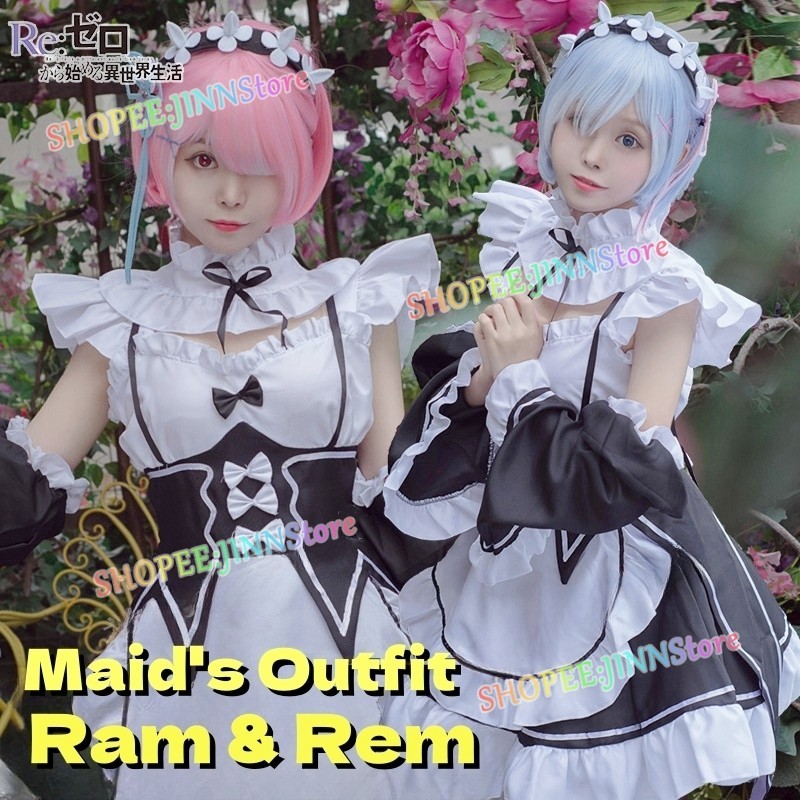 - JINN - [IN STOCK] RAM REM Cosplay RE:LIFE IN A DIFFERENT WORLD FROM ...