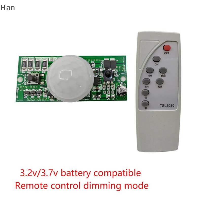 Han 3.2V 3.7V Remote Control PIR Solar Integrated Street Lamp Sensor ...