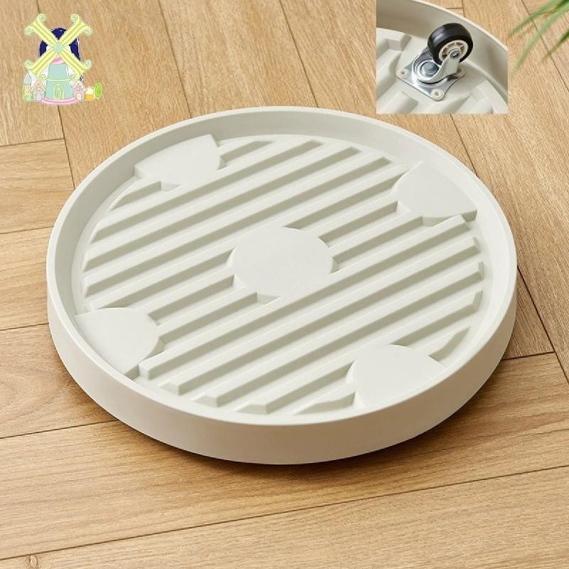 Plastic Plant Roller Round Flower Pot Roller Load Capacity 75kg with ...