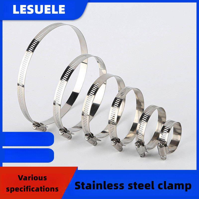Lesu Diameter 6mm-127mm Stainless Steel Hose Clamp Clamp Clamp Pipe ...