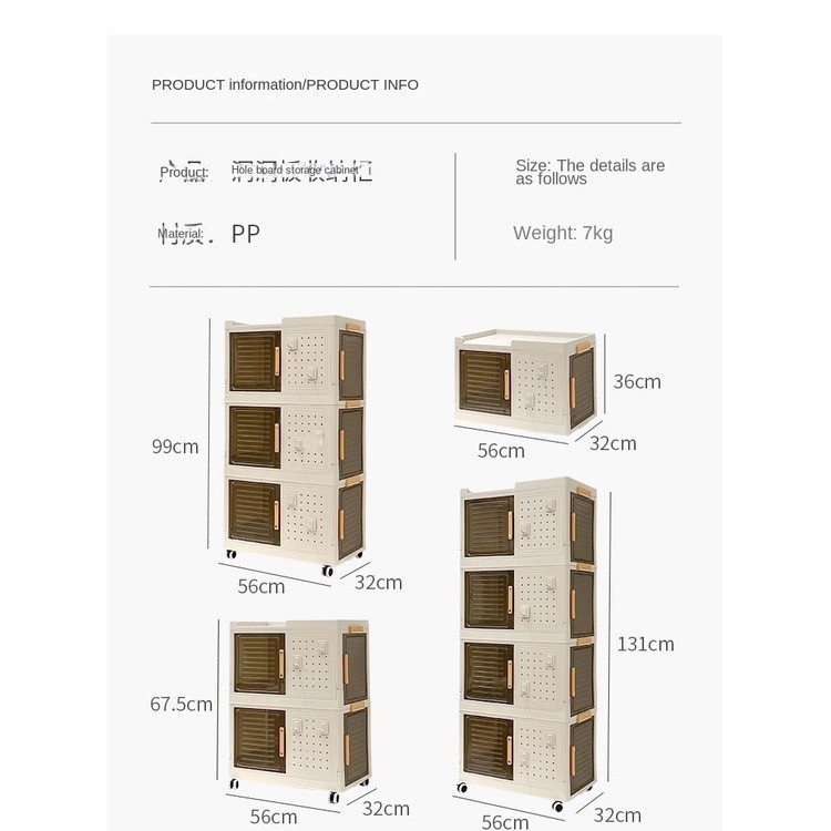 【2/3/4Tier】Multi-functional foldable large-capacity Organiser Storage ...
