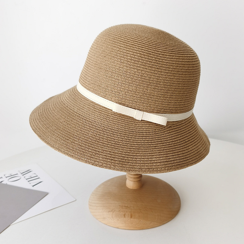 Summer Foldable Straw Hat Women 2024 New Style Sunscreen Sun Hat Korean ...