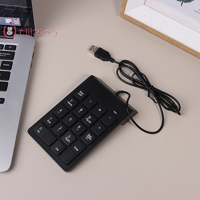 [UtilizingS] 1Pc Universal Numeric Keypad USB Wire Mini Number Keyboard ...