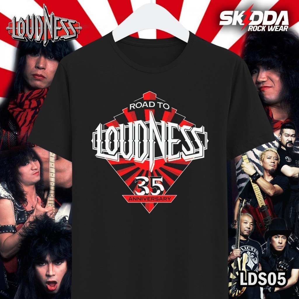 2024 fashion Loudness Rock Band T Shirt - Road to 35 Anniversary | Shopee Singapore