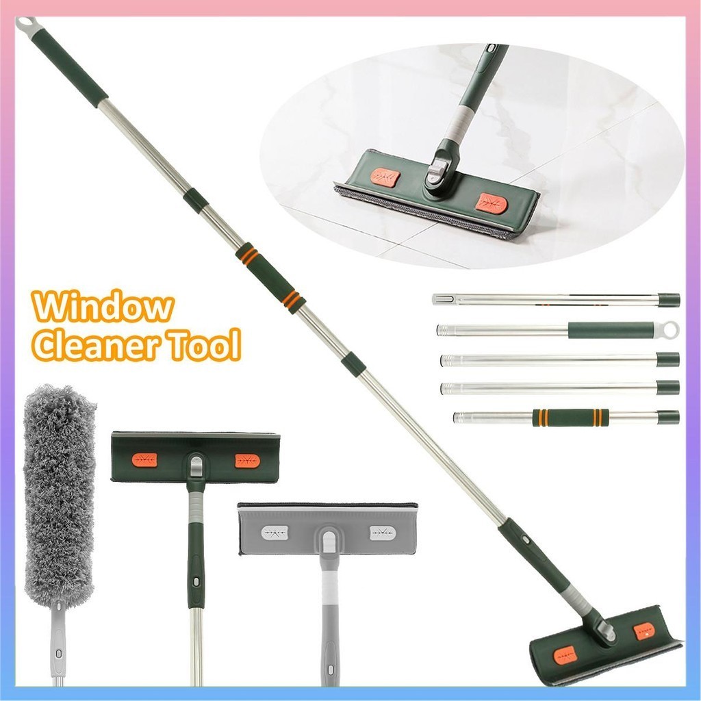 Window Squeegee Multi-function Window Cleaner Tool with 57/89inch ...