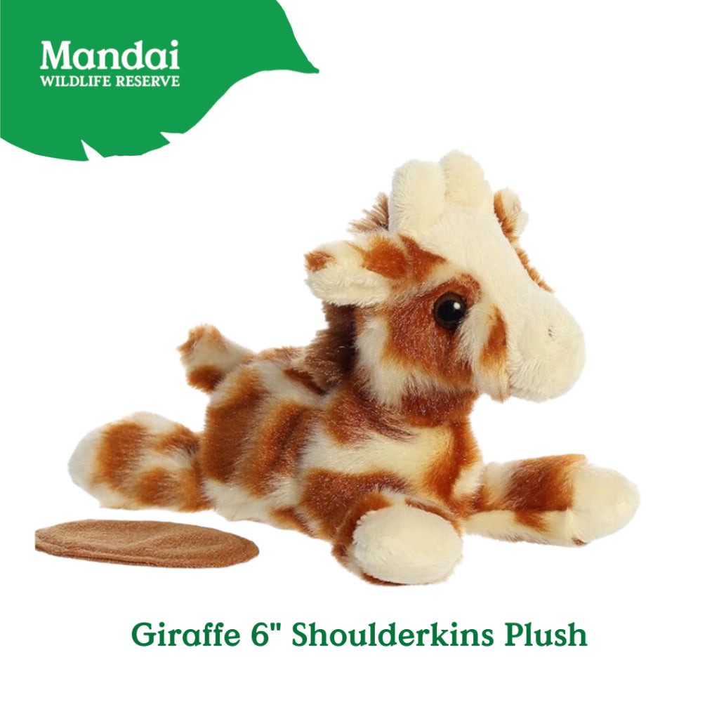 Tiger, Giraffe, Elephant, Flamingo, Macaw, Monkey Shoulder Magnet Plush ...
