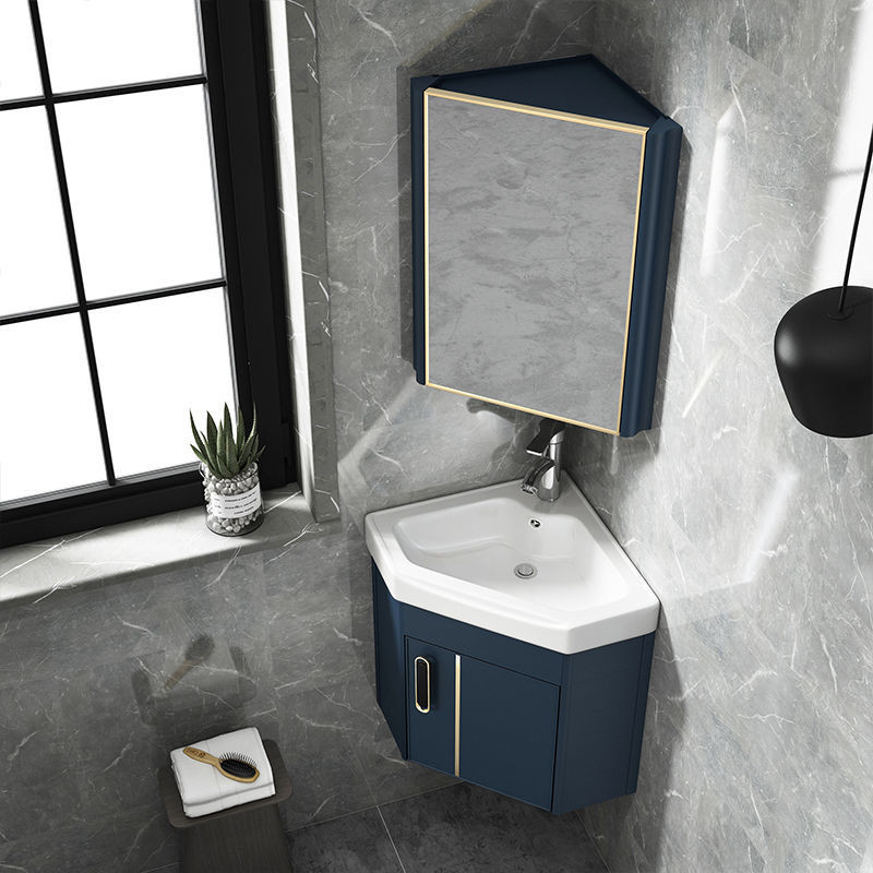 [Storable Design]Wall-Mounted Wash Basin Small Apartment Triangle Wash ...