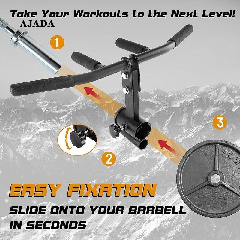 [ Row Attachment Straight Row Barbell Attachment for Barbell Shoulders ...