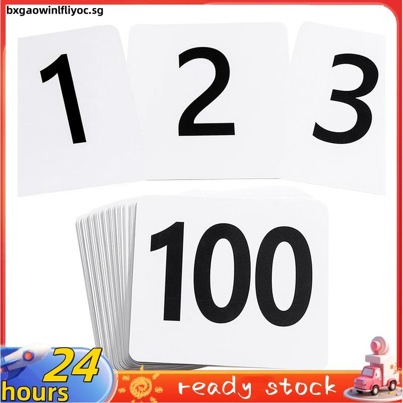 100Pcs Table Numbers 1-100,Plastic Table Numbers, Double Sided Table ...