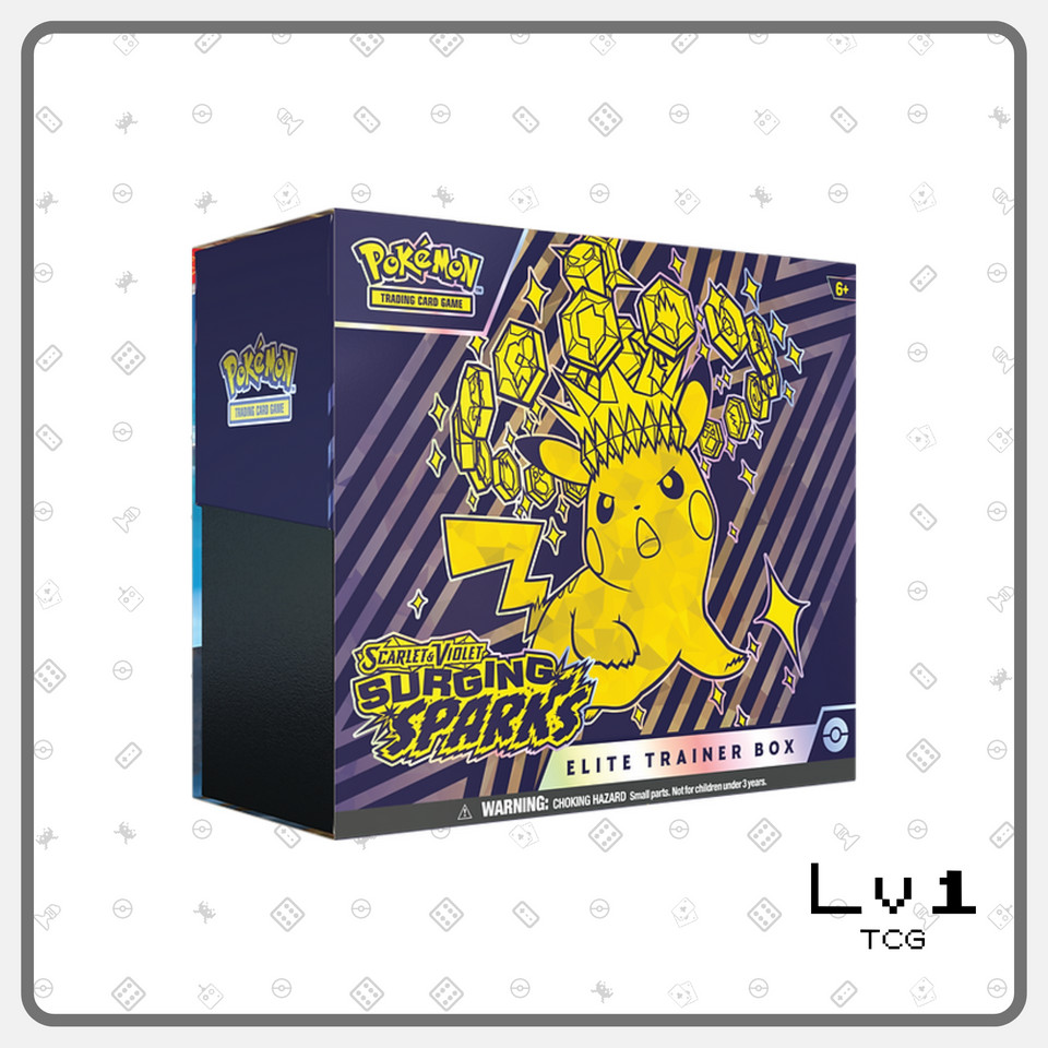 Pokemon SV8 Surging Sparks - Elite Trainer Box (ETB) | Shopee Singapore