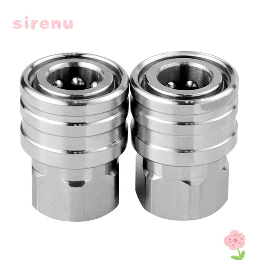 SIRENU High Pressure Washer Connector, Silver 1/4Inch 1/4Inch Connector ...