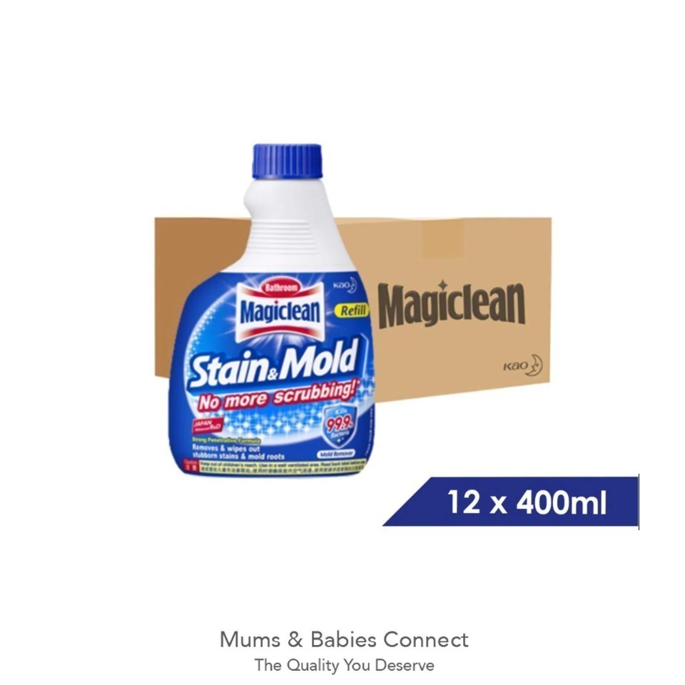 LOWEST PRICE Kao Magiclean Bathroom Stain & Mold Refill Carton 400ml x ...