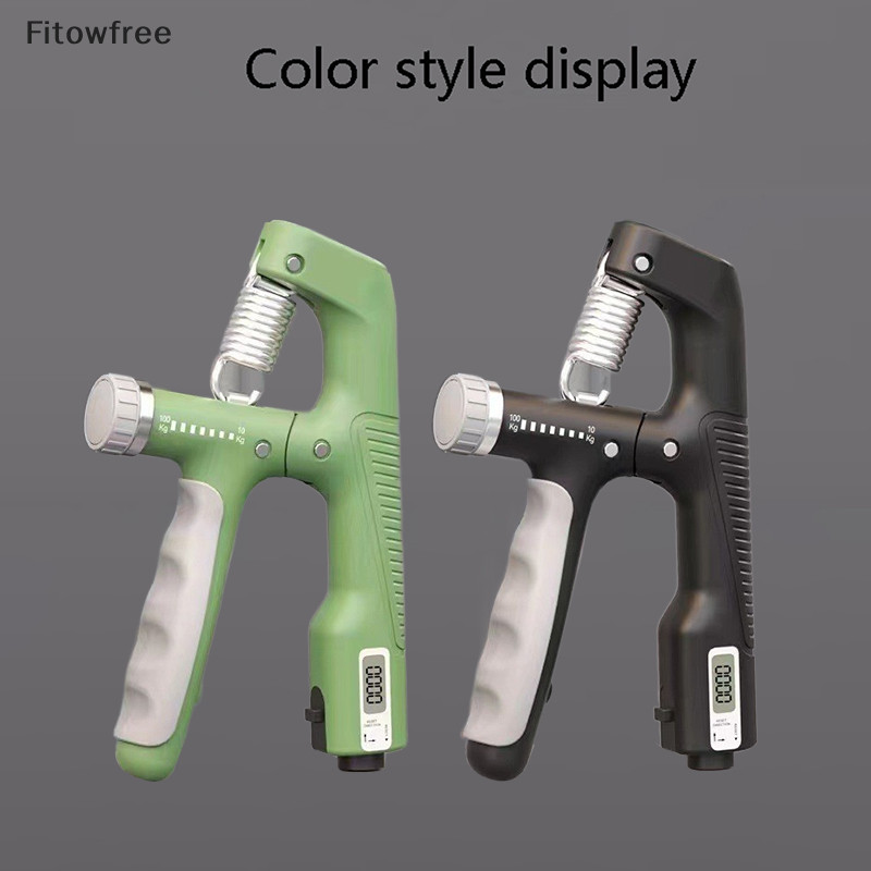 Fitow 10-100Kg A-Type Adjustable Hand Grip Power Exercise Heavy Gripper ...