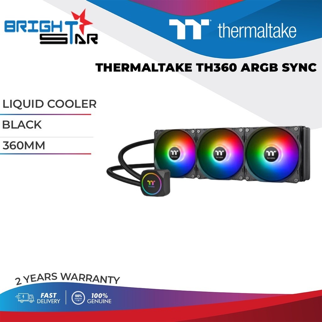 Thermaltake TH360 ARGB Sync AIO 360mm Liquid Cooler | Shopee Singapore