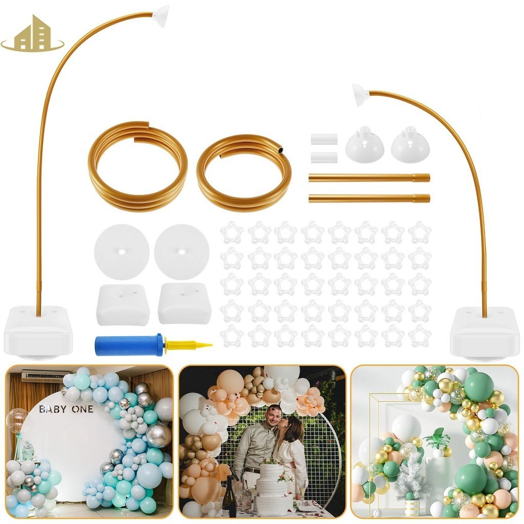 Balloon Arch Kit 8.2ft 5ft DIY Balloon Arch Support with Base Balloon ...