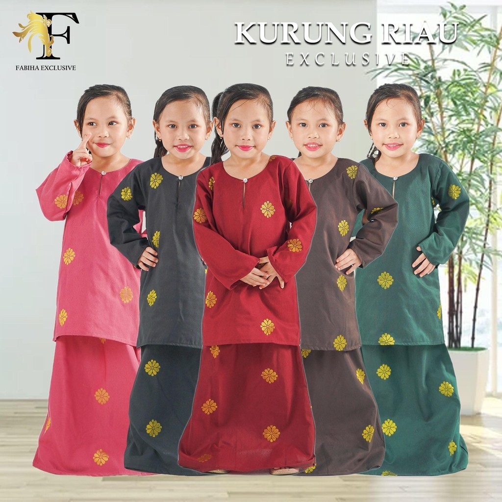 By Fabiha Exclusive | Baju Songket Tenun Soft Cotton | Kurung Riau ...