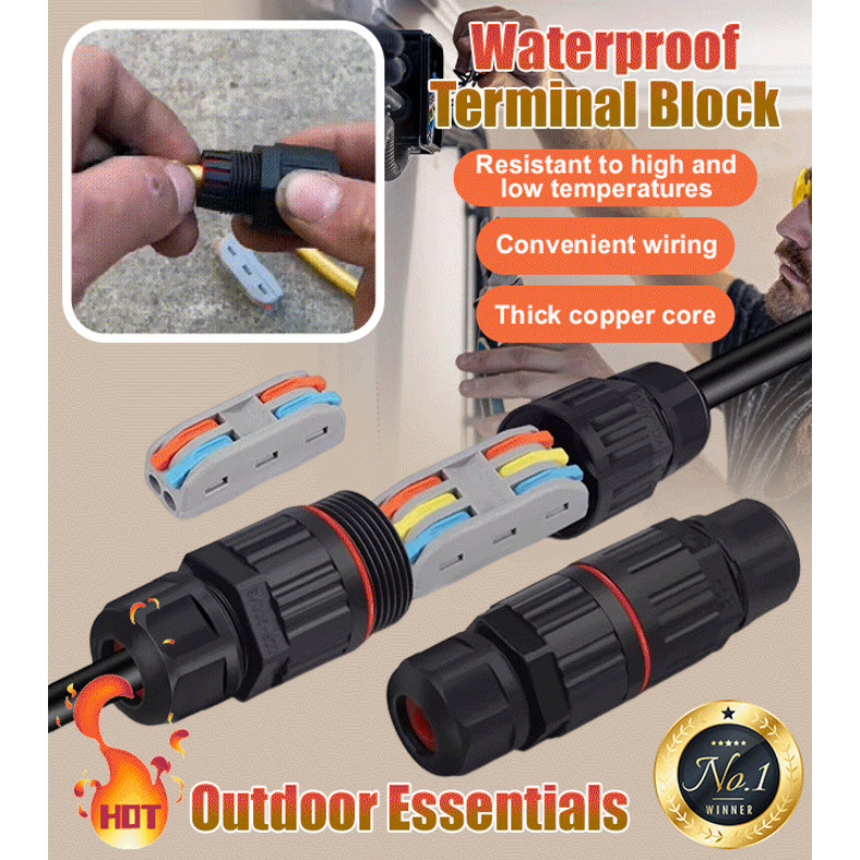 [Ready Stock] Waterproof Wire Connector for Outdoor Use Wire Splice ...