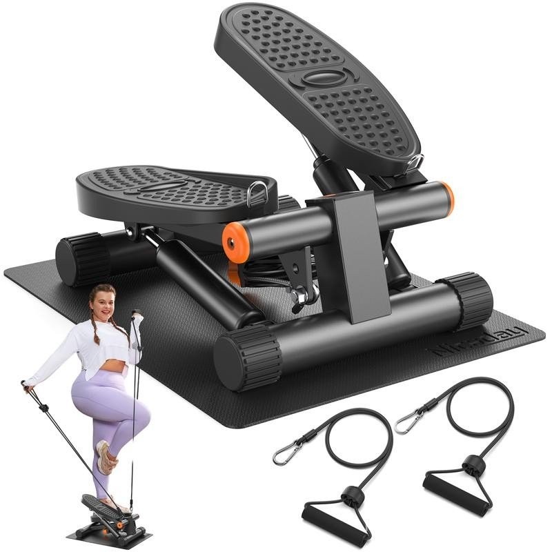 Niceday Stepper with Resistance Bands, Compact Stair Stepper for Home ...