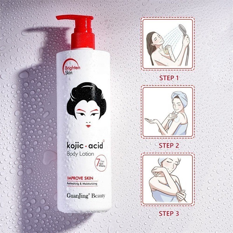 Kojic Acid Body Lotion Lightening Body Skincare Whitening Body Lotion ...