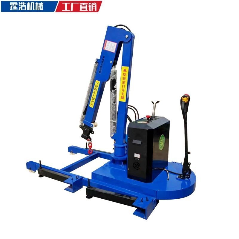 Fully Electric Mobile Small Crane for Home Use q Crane Hydraulic Lift ...