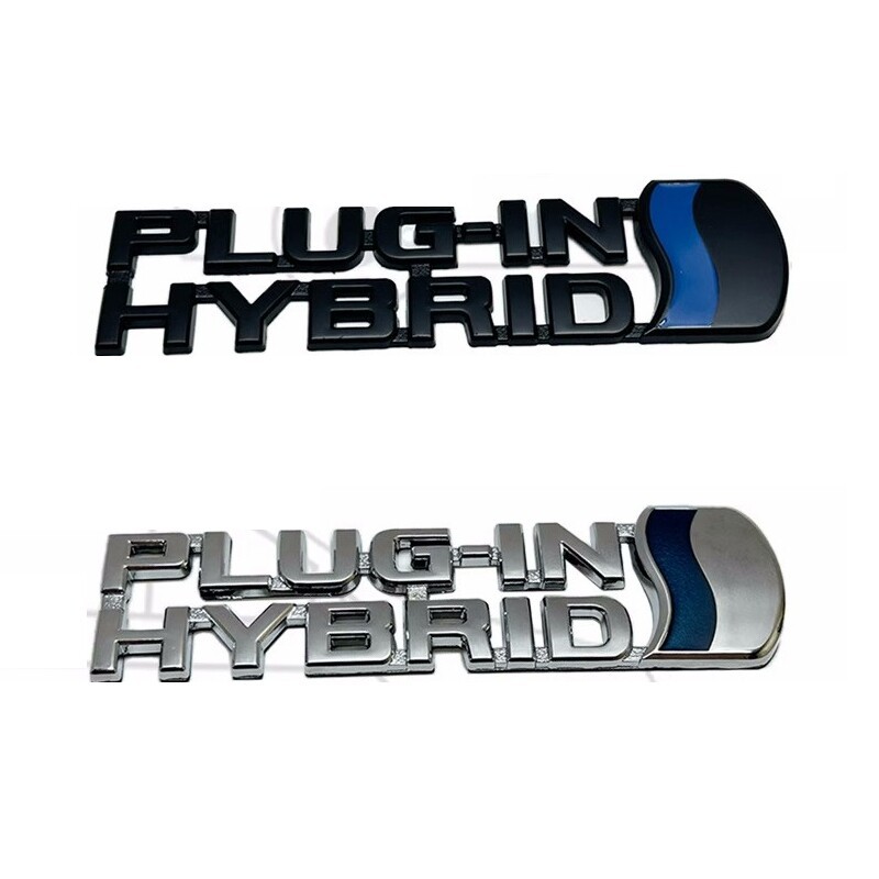 3D metal PLUG-IN HYBRID logo for TOYOTA Corolla RAV4 PRIUS Wildlander ...