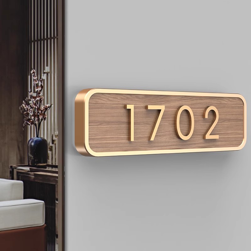 Acrylic Customised Unit Sign door sign/unit number signage Customised ...